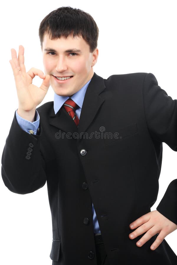 Ok sign stock image. Image of handshake, growth, male - 8951095
