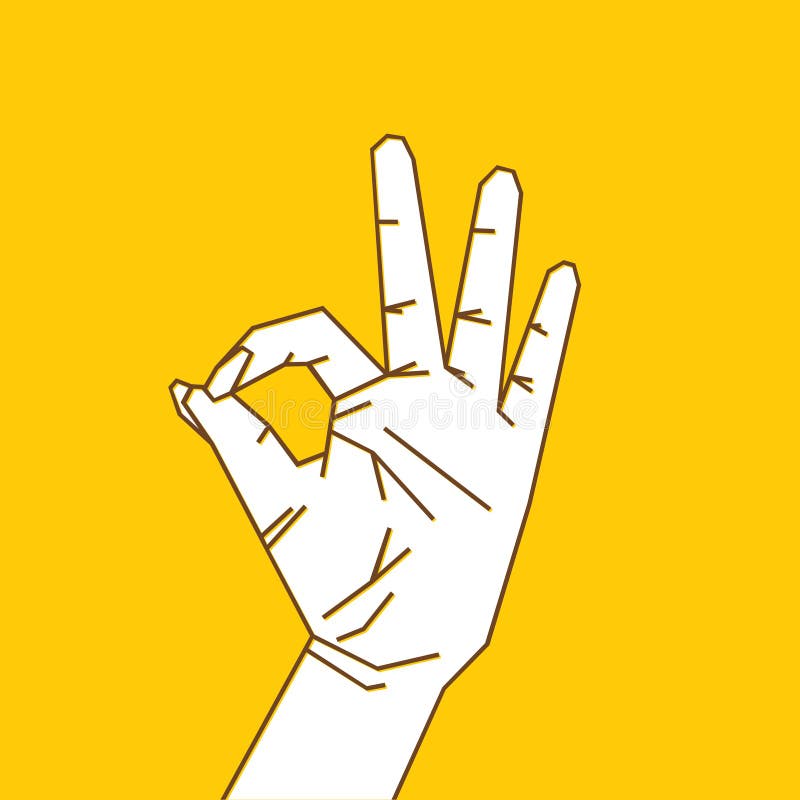 OK sign design concept stock vector. Illustration of icon - 89202132