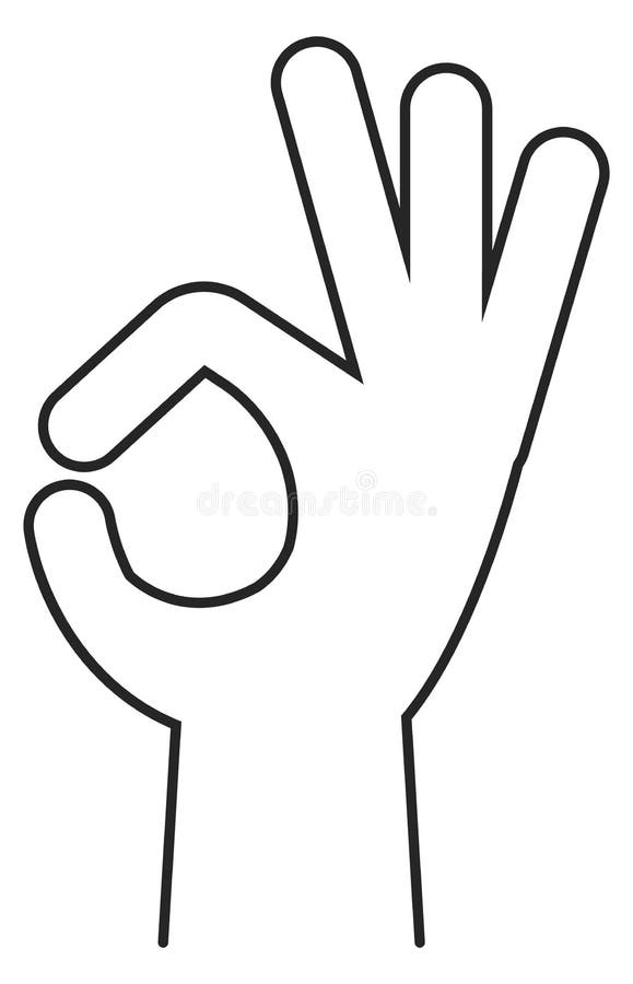 Ok Hand Icon Black Stock Illustrations – 2,345 Ok Hand Icon Black Stock ...