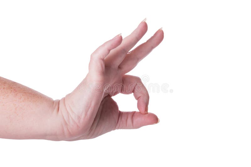 OK Sign stock image. Image of confirmed, fingernail, isolated - 47764133