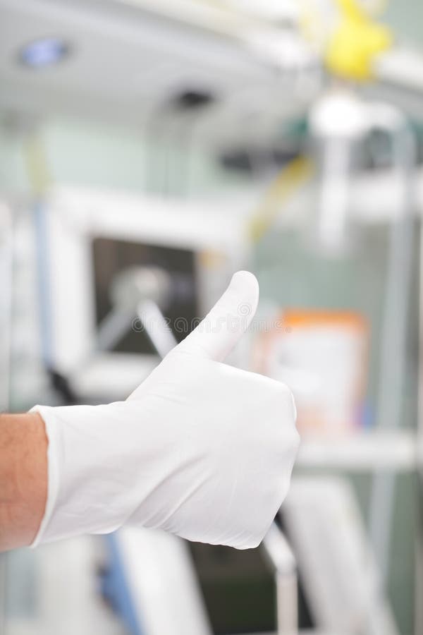 OK Sign at the Hospital. Good Job Stock Photo - Image of medical ...