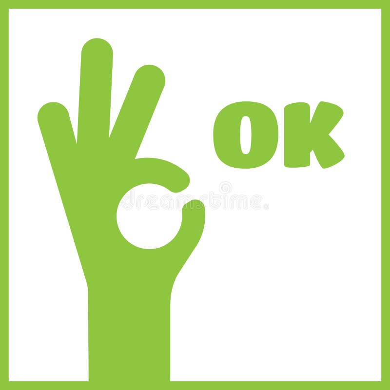 OK sign stock illustration. Illustration of sign, shape - 85545099