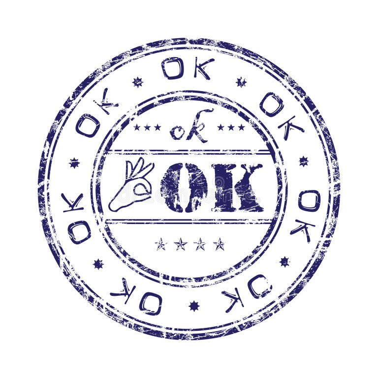 Ok Stamp Stock Illustrations – 4,692 Ok Stamp Stock Illustrations ...