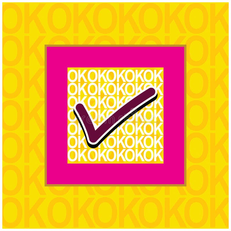 Ok Symbol, Ok concept stock illustration. Illustration of icon - 114965226