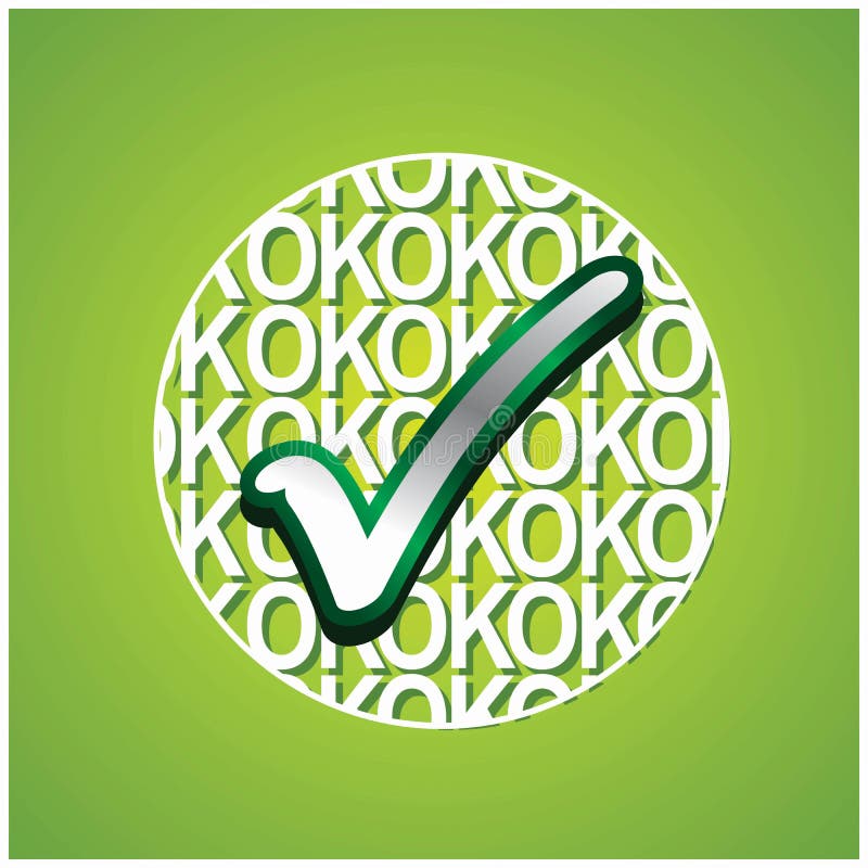Ok Symbol, Ok concept stock illustration. Illustration of like - 114965281