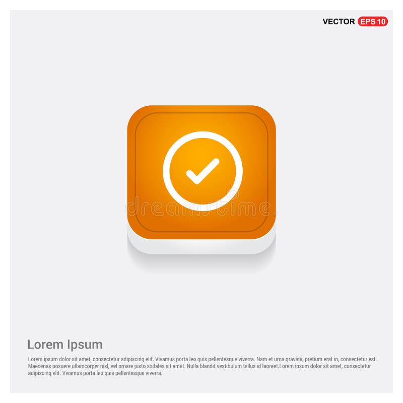 Orange Tick Box Stock Illustrations – 559 Orange Tick Box Stock ...