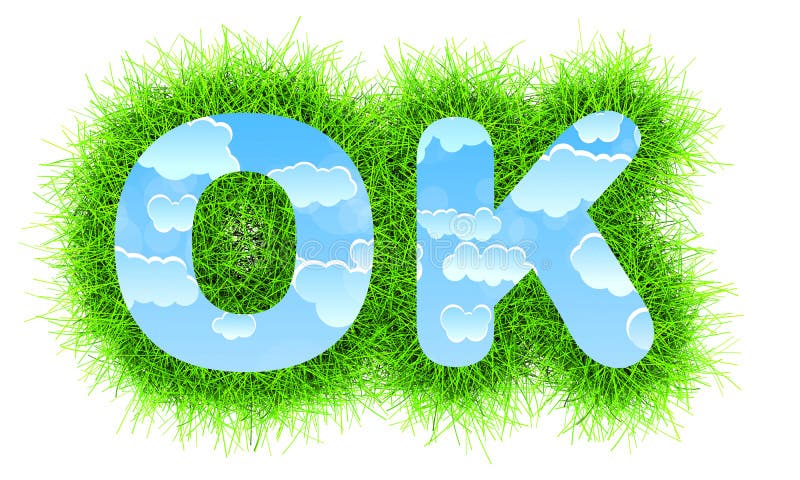 OK title stock illustration. Illustration of biology - 52440705