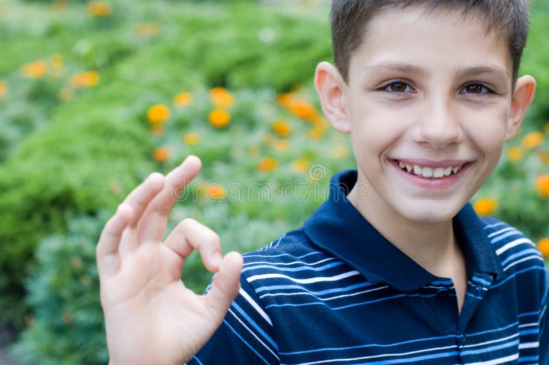 Okay! stock photo. Image of face, person, beauty, flower - 11378610