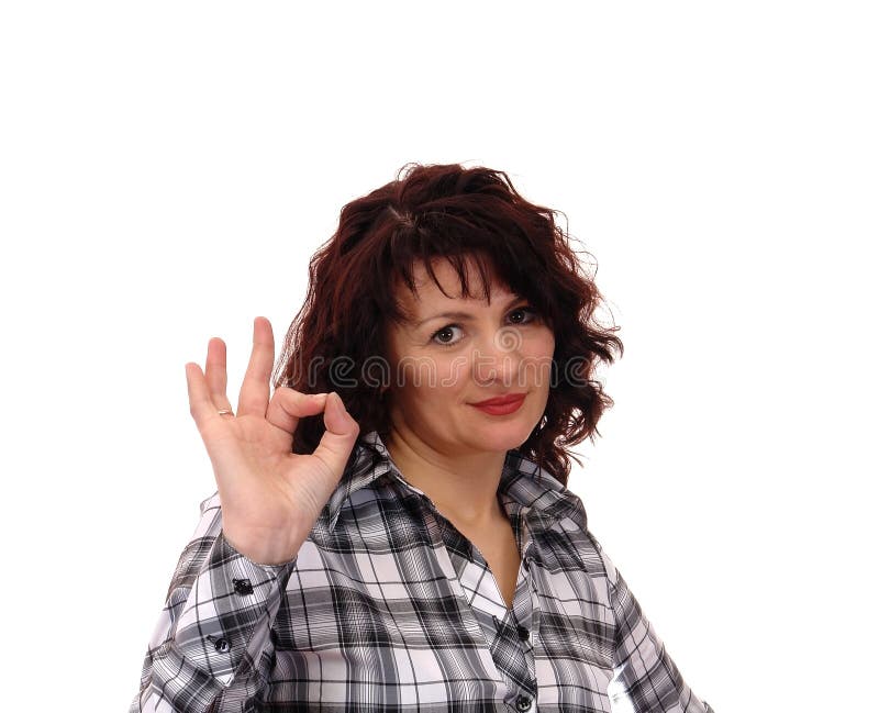 Okay stock photo. Image of hand, adult, gesturing, positive - 9121978