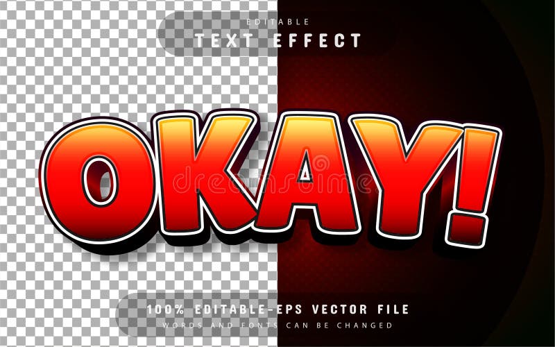 Okay 3d Gradient Text Effect Stock Vector - Illustration of lettering ... Okay 3d Gradient Text Effect Stock Vector - Illustration of lettering ...