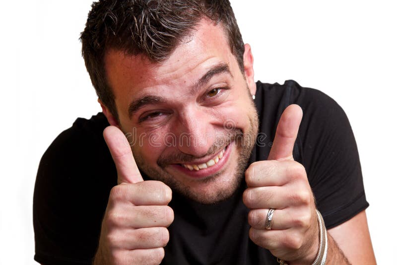 Okay man stock photo. Image of hand, amazed, approval - 20181750