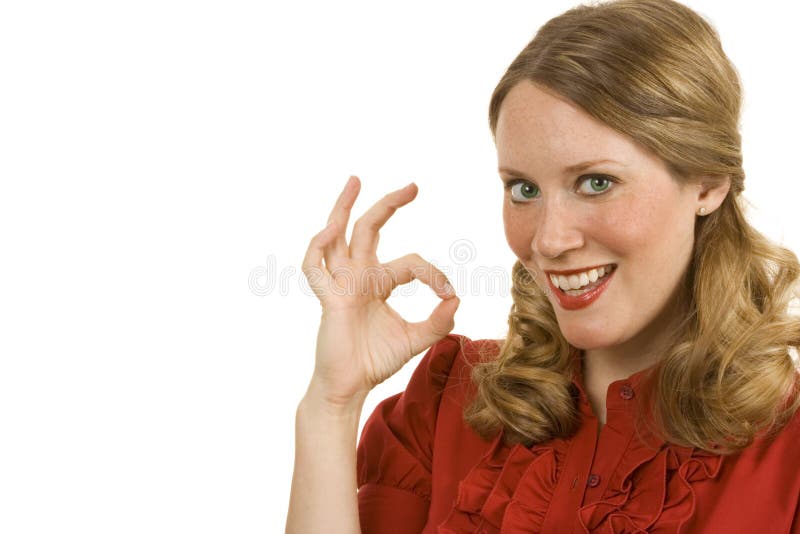 Okay Sign stock photo. Image of advertising, people, sign - 2789674