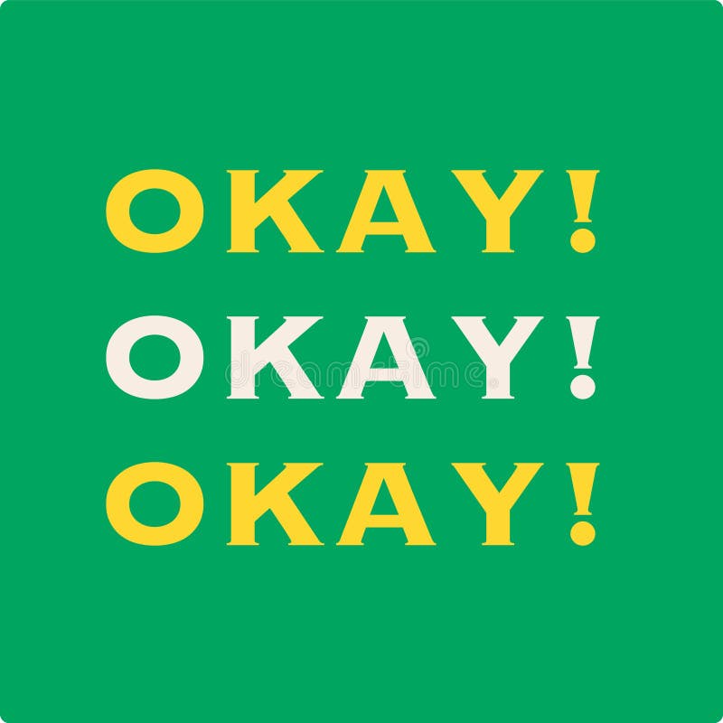 Okay Square Badge stock vector. Illustration of sticker - 283943467