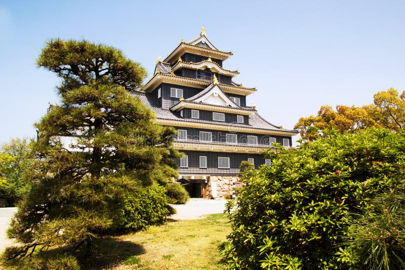 Okayama Castle stock photo. Image of building, east, japan - 40609016