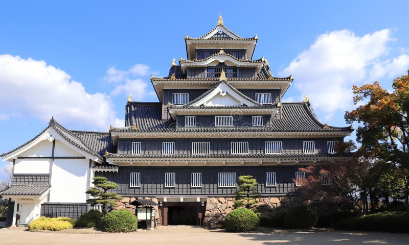 Okayama Castle Ravens Castle, Black Castle, Okayama, Japan Editorial ...