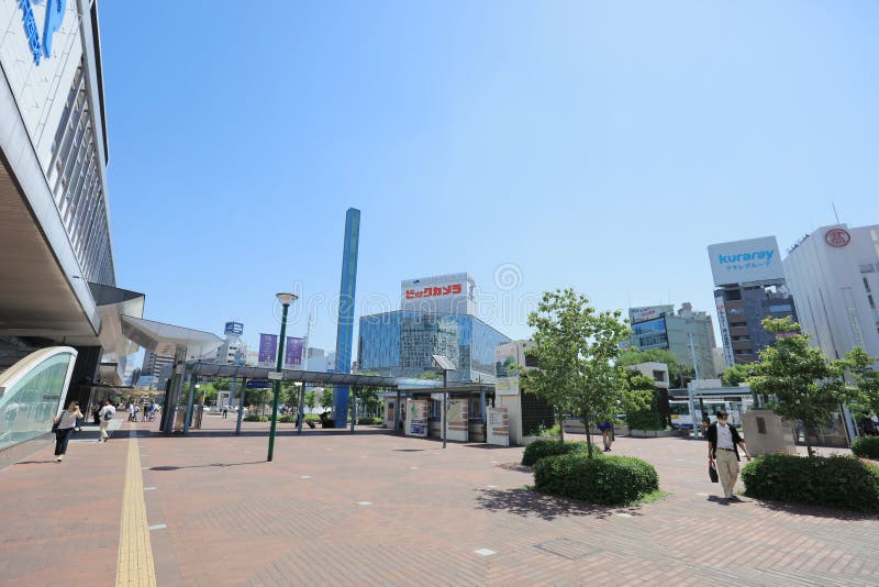 The Okayama Station in Okayama at Japan Editorial Photo - Image of ...