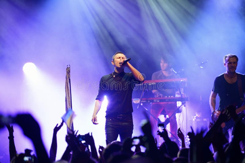 Okean Elzy concert editorial photography. Image of europe - 45023162