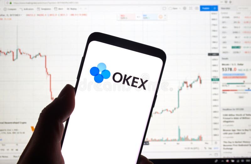 OKEX Cryptocurrency Exchange Editorial Photography - Image of display ...