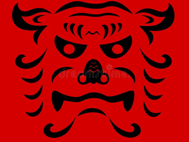 Okinawa Shisa stock illustration. Illustration of shisa - 15922098