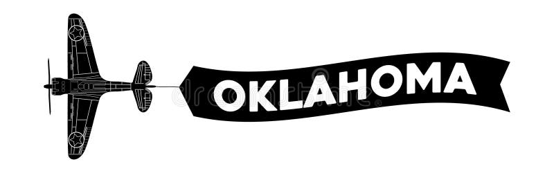Oklahoma Advertisement Banner Stock Vector - Illustration of oklahoma ...