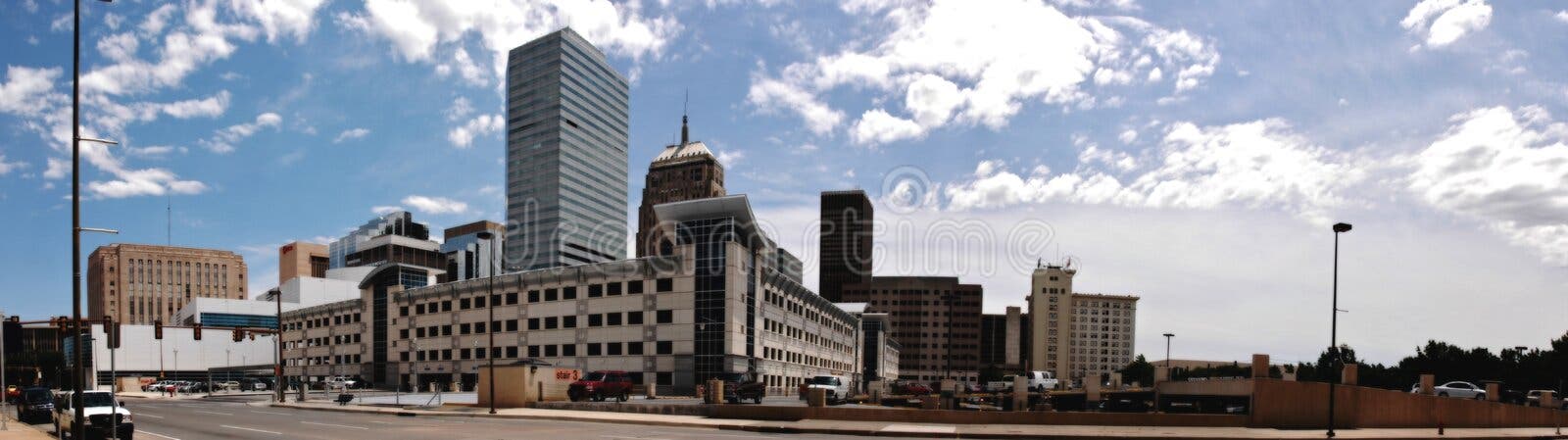 Oklahoma city downtown stock image. Image of glass, brick - 6312267