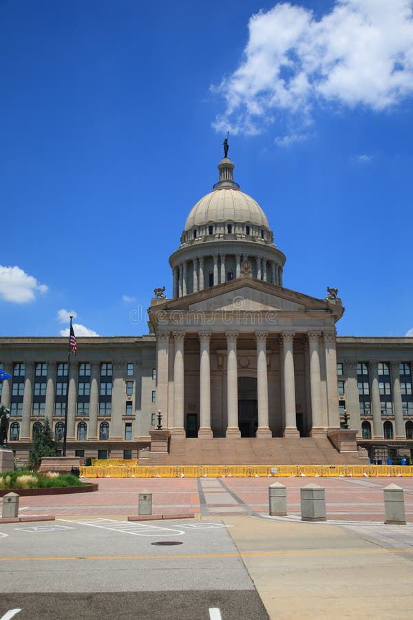 Oklahoma City State Capitol Building Stock Image - Image of capitol ...