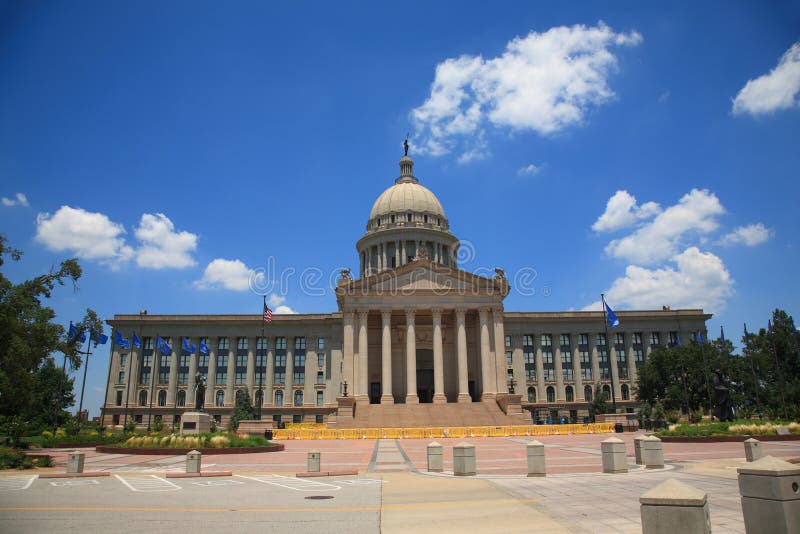 Oklahoma City State Capitol Building Stock Image - Image of capitol ...