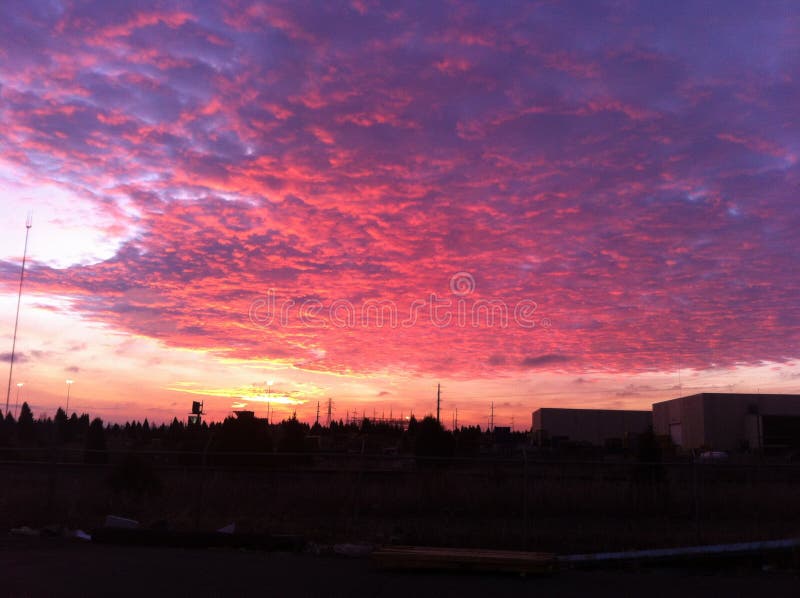 Oklahoma sky stock photo. Image of beautiful, sunrise - 61307460