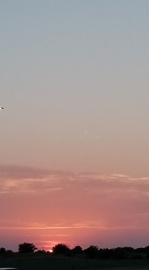 Oklahoma sunset stock photo. Image of night, horizon - 89851350