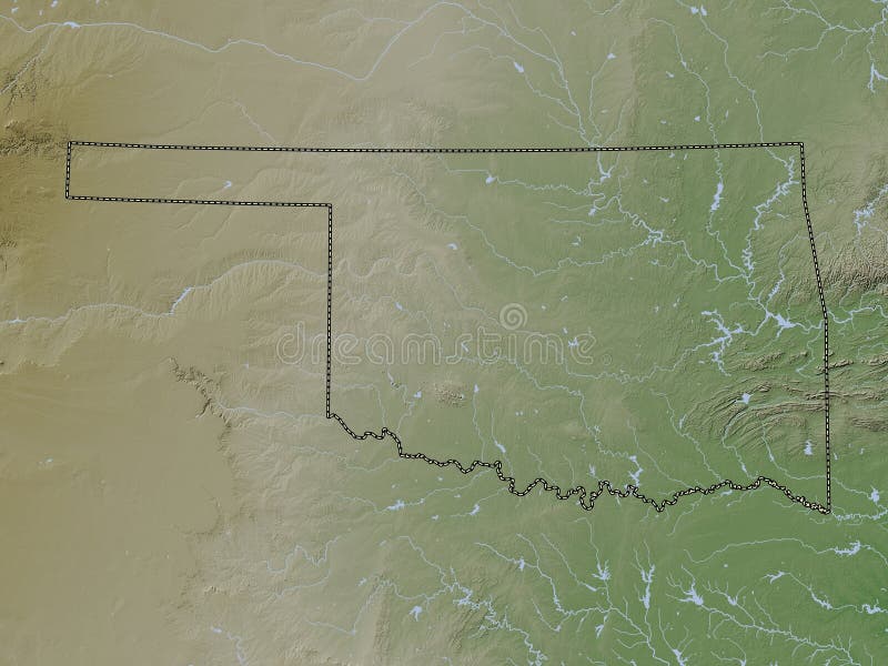 Oklahoma, United States of America. Wiki. No Legend Stock Illustration ... Oklahoma, United States of America. Wiki. No Legend Stock Illustration ...