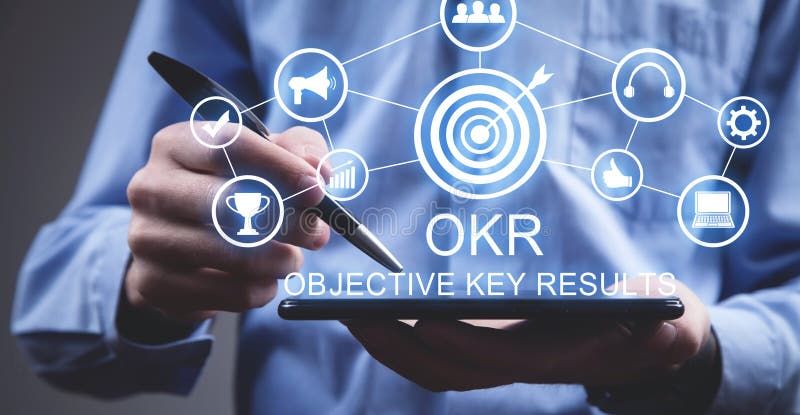 OKR. Objective Key Results stock image. Image of target - 315525131