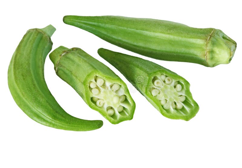 Okra stock image. Image of food, green, sticky, seed - 15557617