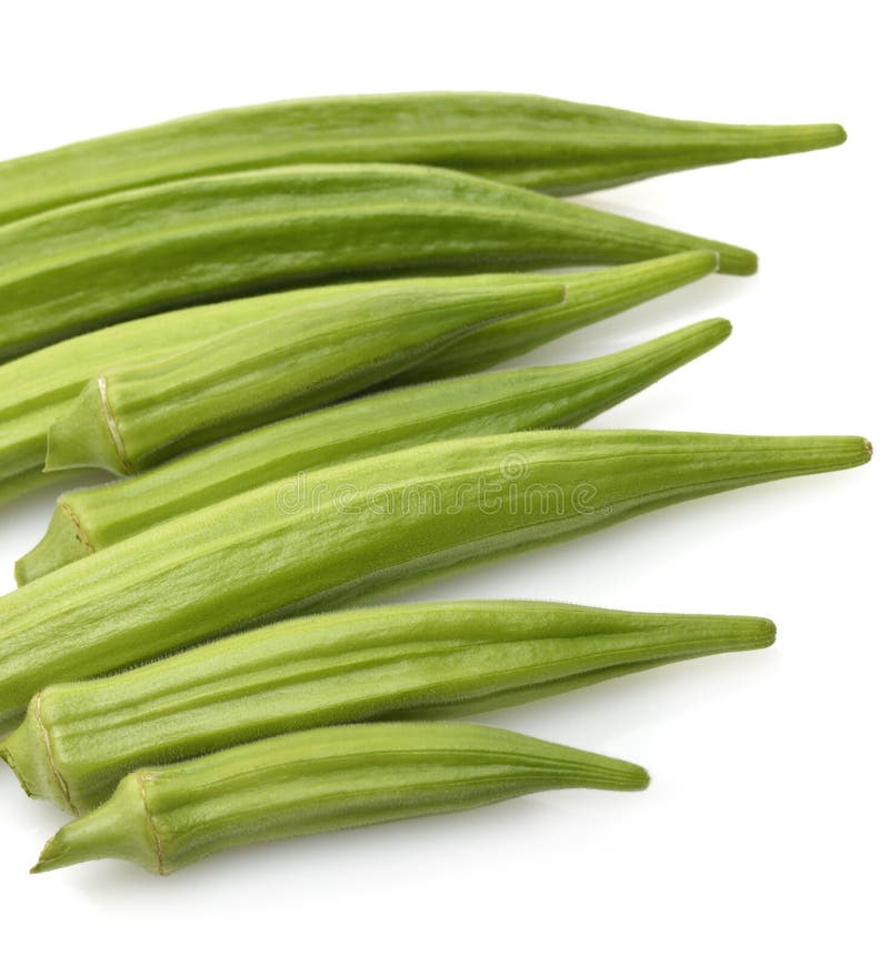 Okra stock photo. Image of crop, vegetarian, okra, healthy - 26083822