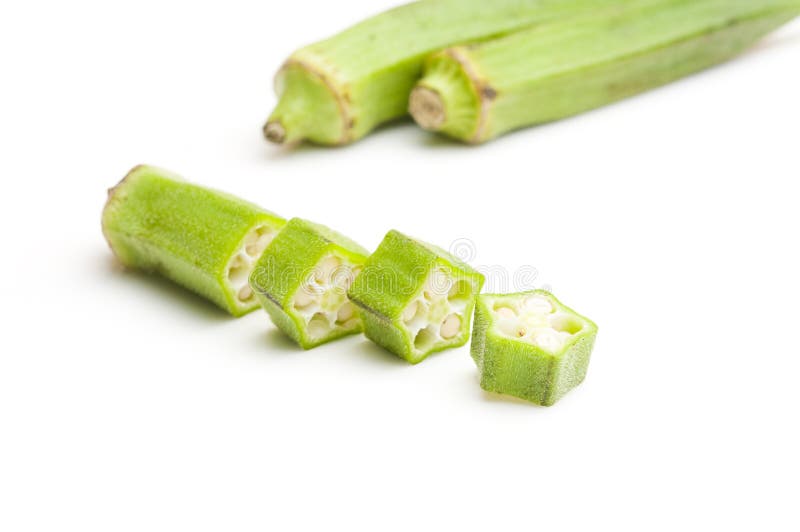Okra stock photo. Image of diet, healthy, nature, vegetable - 26425896