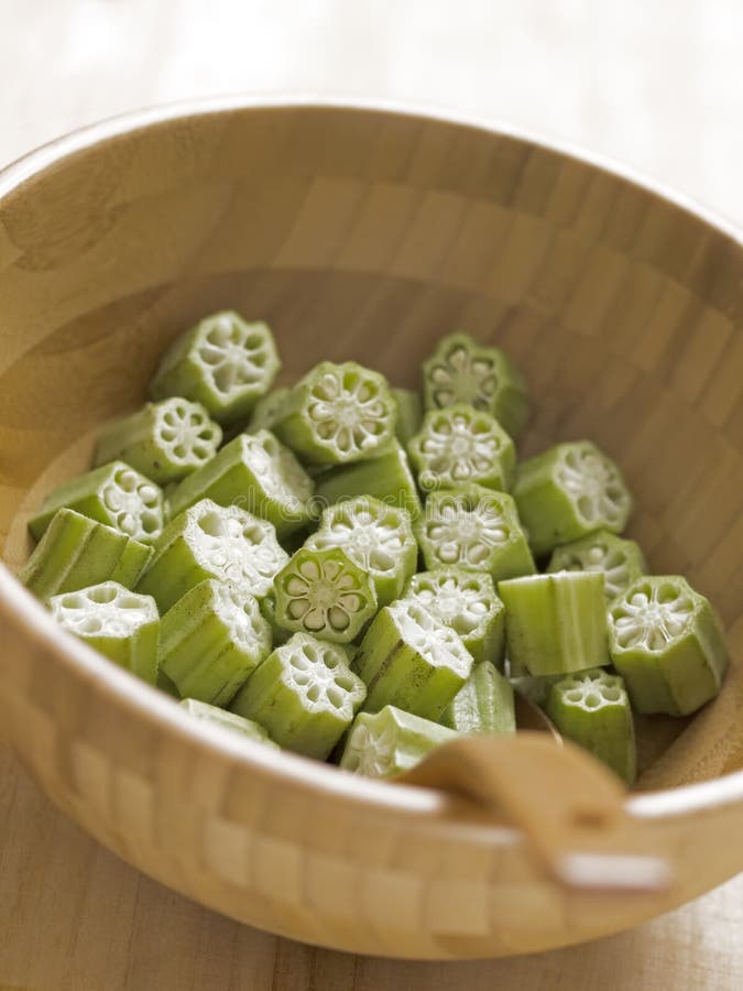 Cut okra stock photo. Image of color, plant, uncooked - 14906874