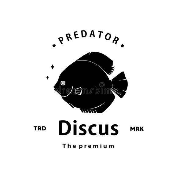 Discus Logo Vector Outline Silhouette Art Icon Stock Vector ...