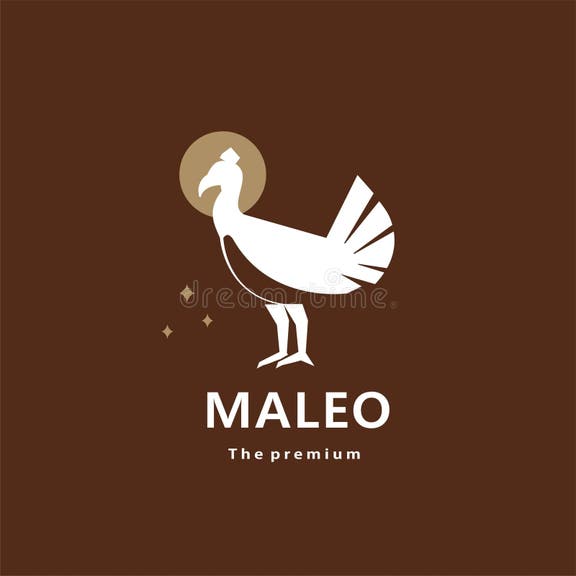 Animal Maleo Natural Logo Vector Icon Silhouette Stock Vector ...