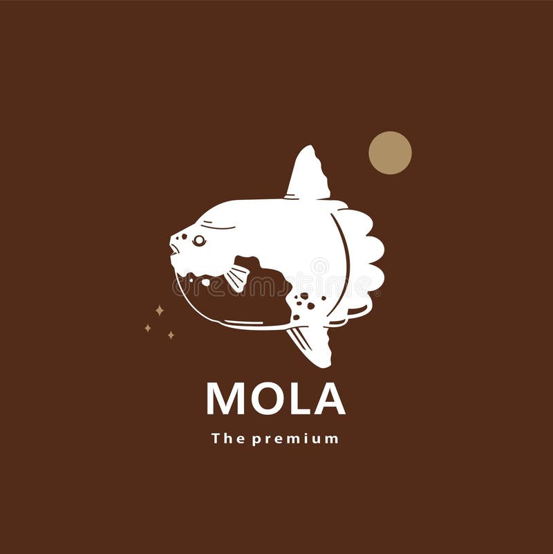 Animal Mola Natural Logo Vector Icon Silhouette Stock Vector ...