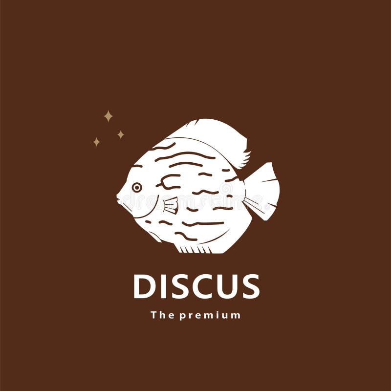 Animal Discus Natural Logo Vector Icon Silhouette Stock Vector ...