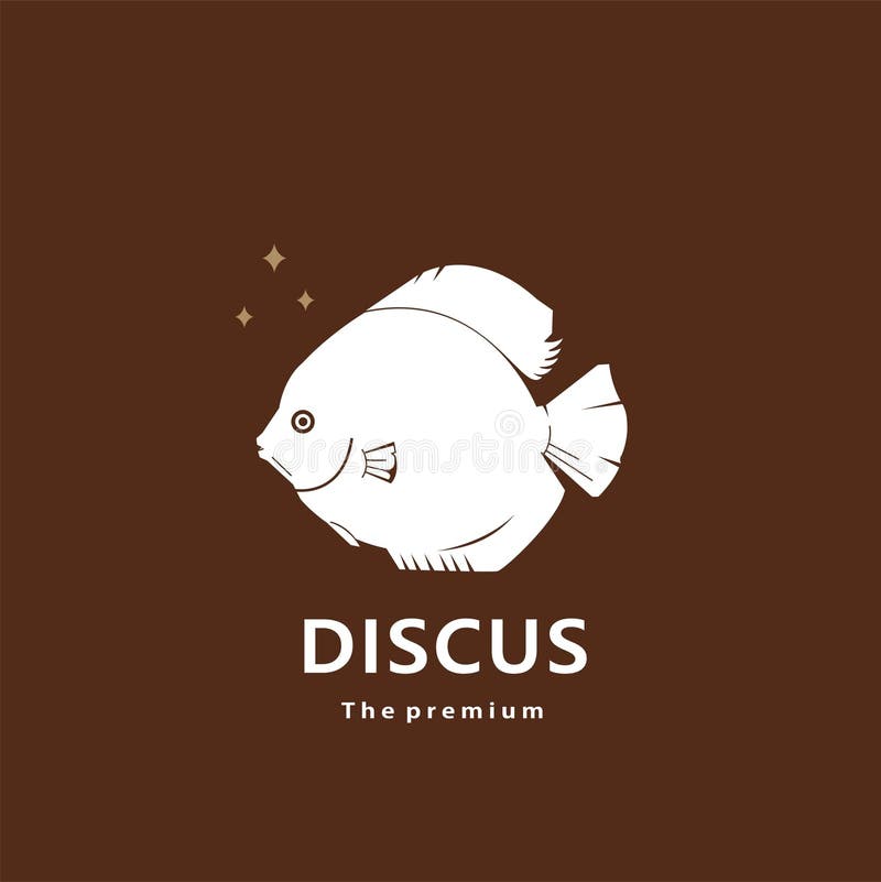 Animal Discus Natural Logo Vector Icon Silhouette Stock Vector ...