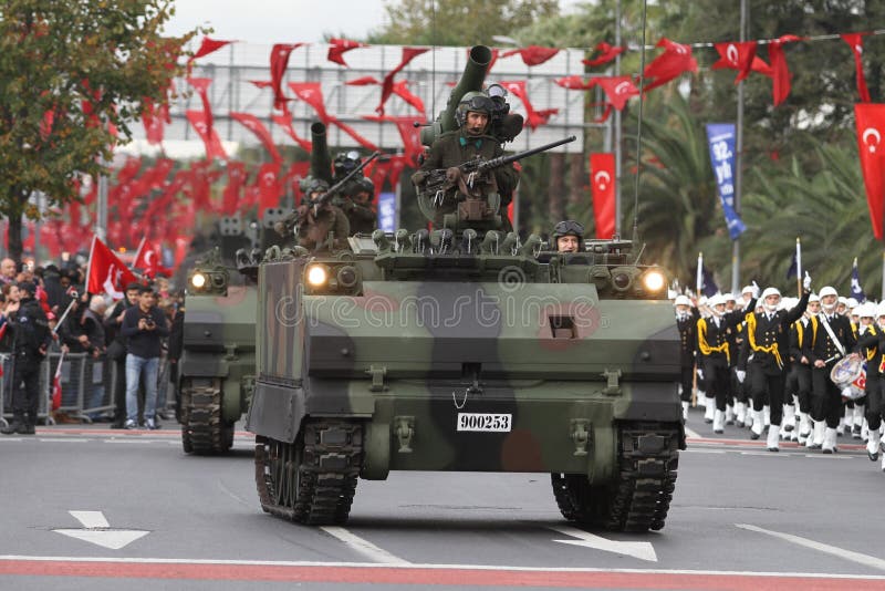 Viering Van De Dag Van De Republiek Turkije Op 29 Oktober Redactionele ...