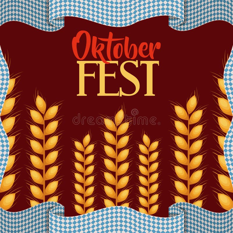 Oktober Fest Invitation Poster Stock Vector - Illustration of culture ...