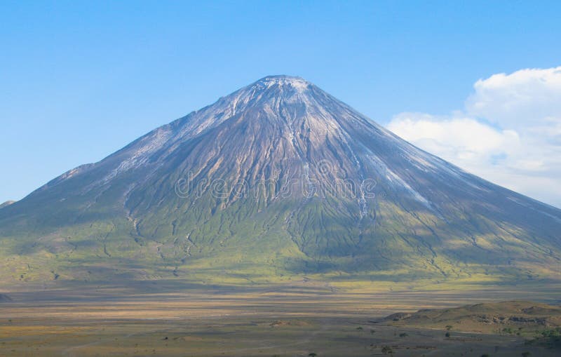 Ol Doinyo Lengai Volcano In Tanzania Stock Image - Image of attraction ...