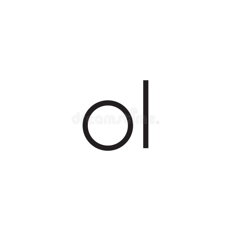 Ol Initial Letter Vector Logo Icon Stock Vector - Illustration of ...