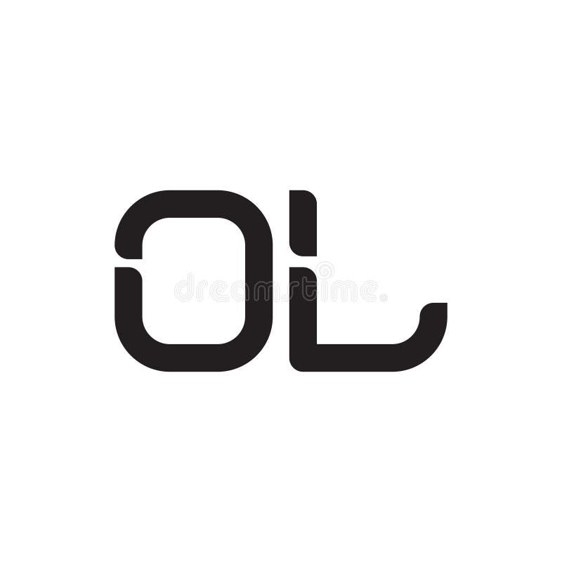 Ol Initial Letter Vector Logo Icon Stock Vector - Illustration of ...