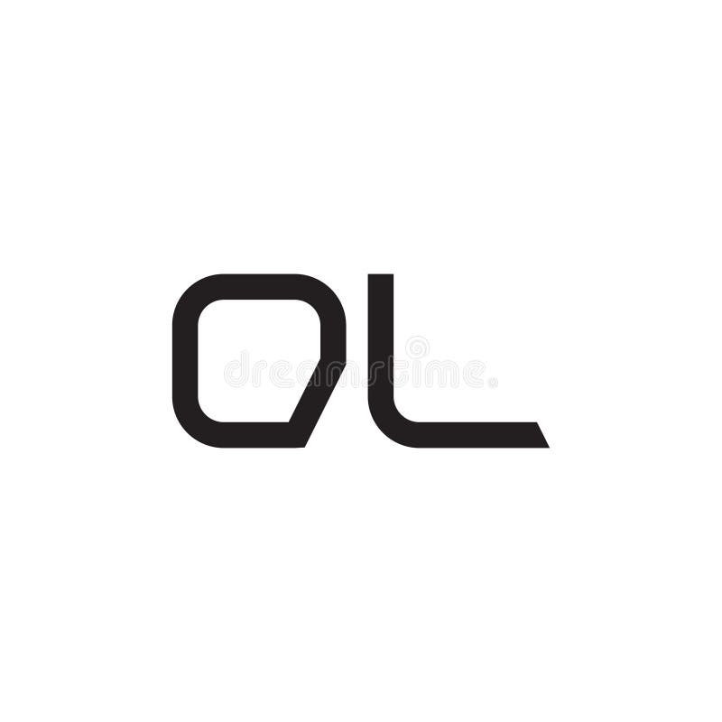 Ol Initial Letter Vector Logo Icon Stock Vector - Illustration of ...