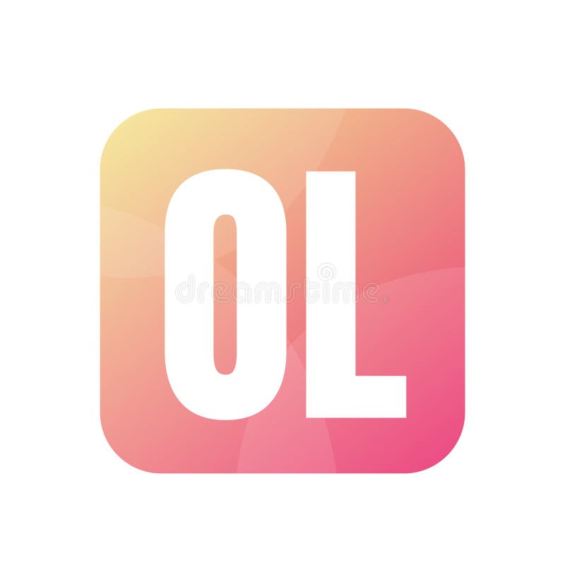 OL Letter Logo Design with Simple Style Stock Vector - Illustration of ...