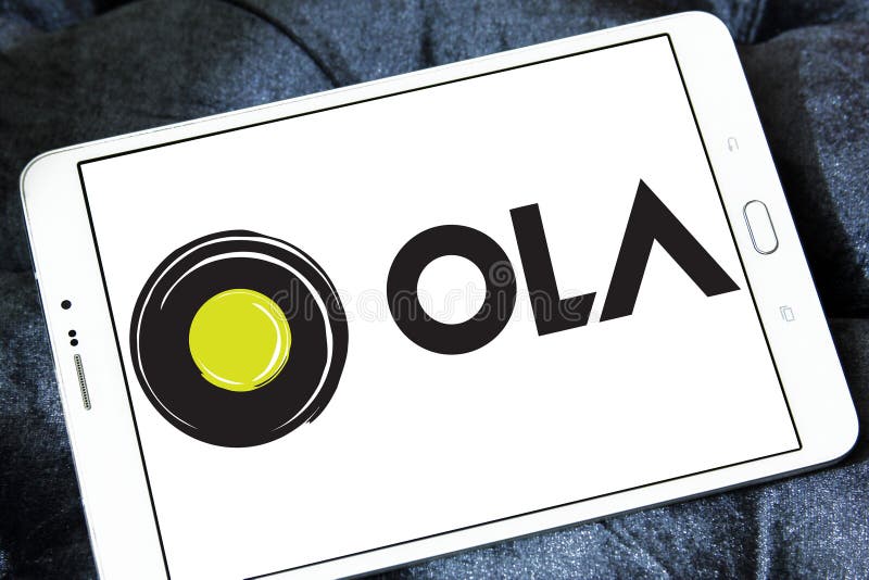 Ola Cabs logo redaktionell fotografering för bildbyråer. Bild av taxa ...
