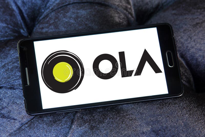 Ola Cabs logotyp redaktionell fotografering för bildbyråer. Bild av ...