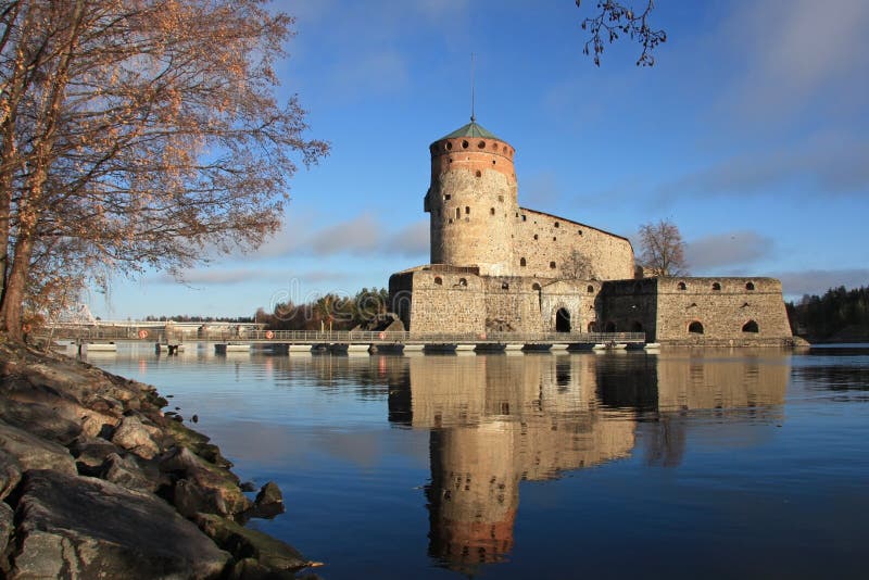 Olavinlinna Castle stock photo. Image of savonlinna, travel - 28966272